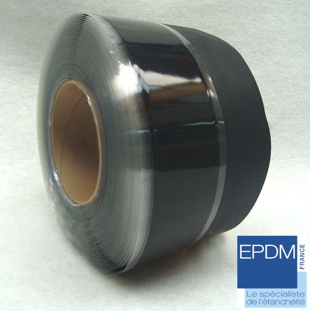 bande adhésive pour la pose d'une bache epdm de toiture