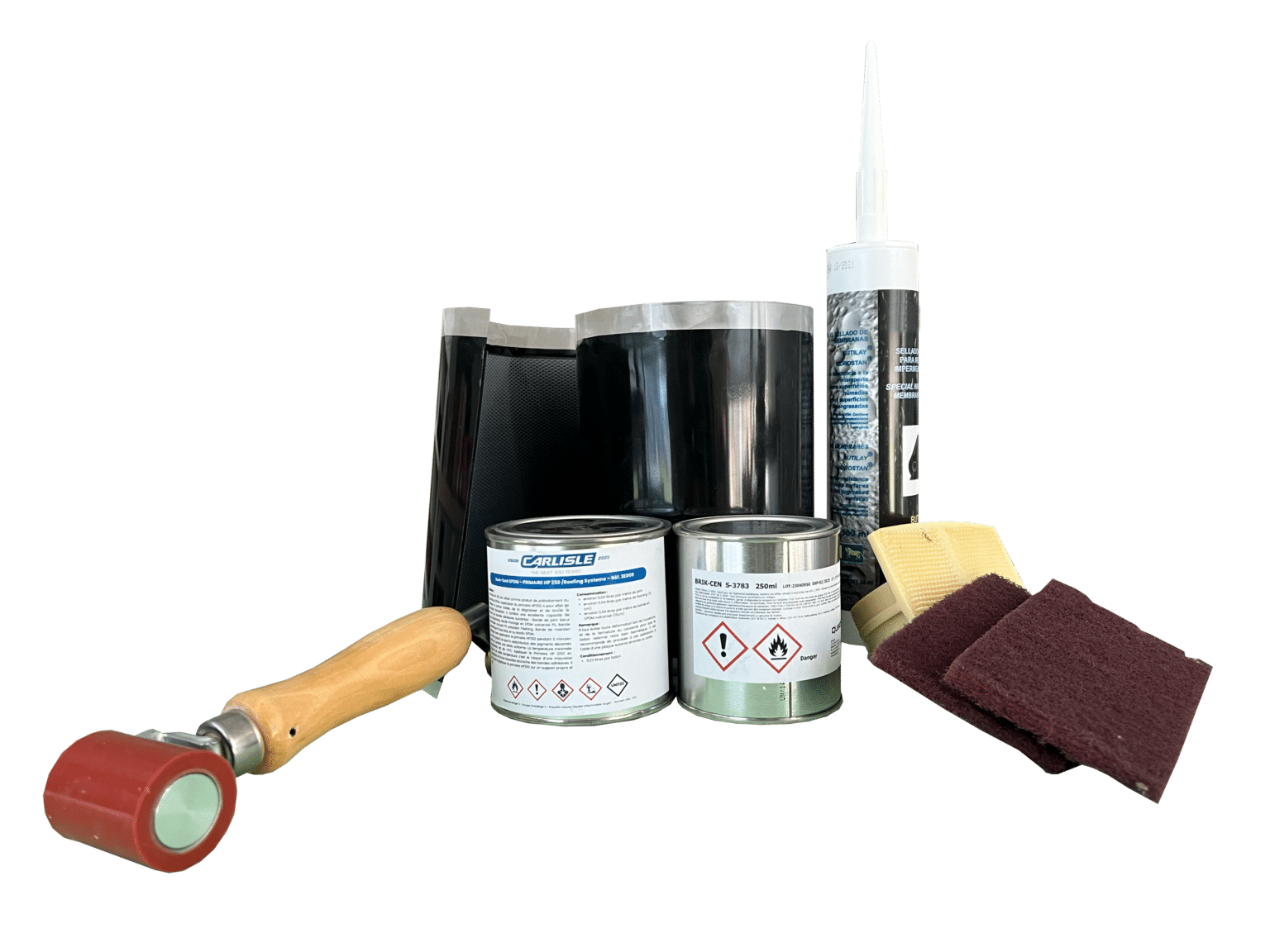 Kit de Réparation EPDM pour membranes de toiture et de bassin