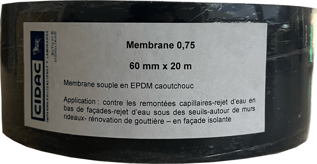 Bandes EPDM pour Façades
